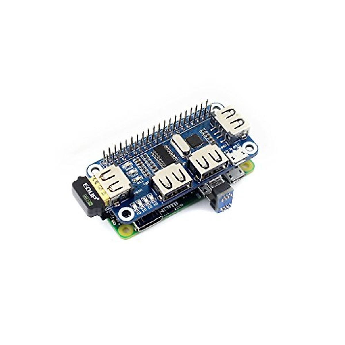 4 Port Raspberry pi USB HUB HAT Onboard USB to UART Compatible With USB2.0 1.1 For Raspberry Pi Series Board Serial Debugging