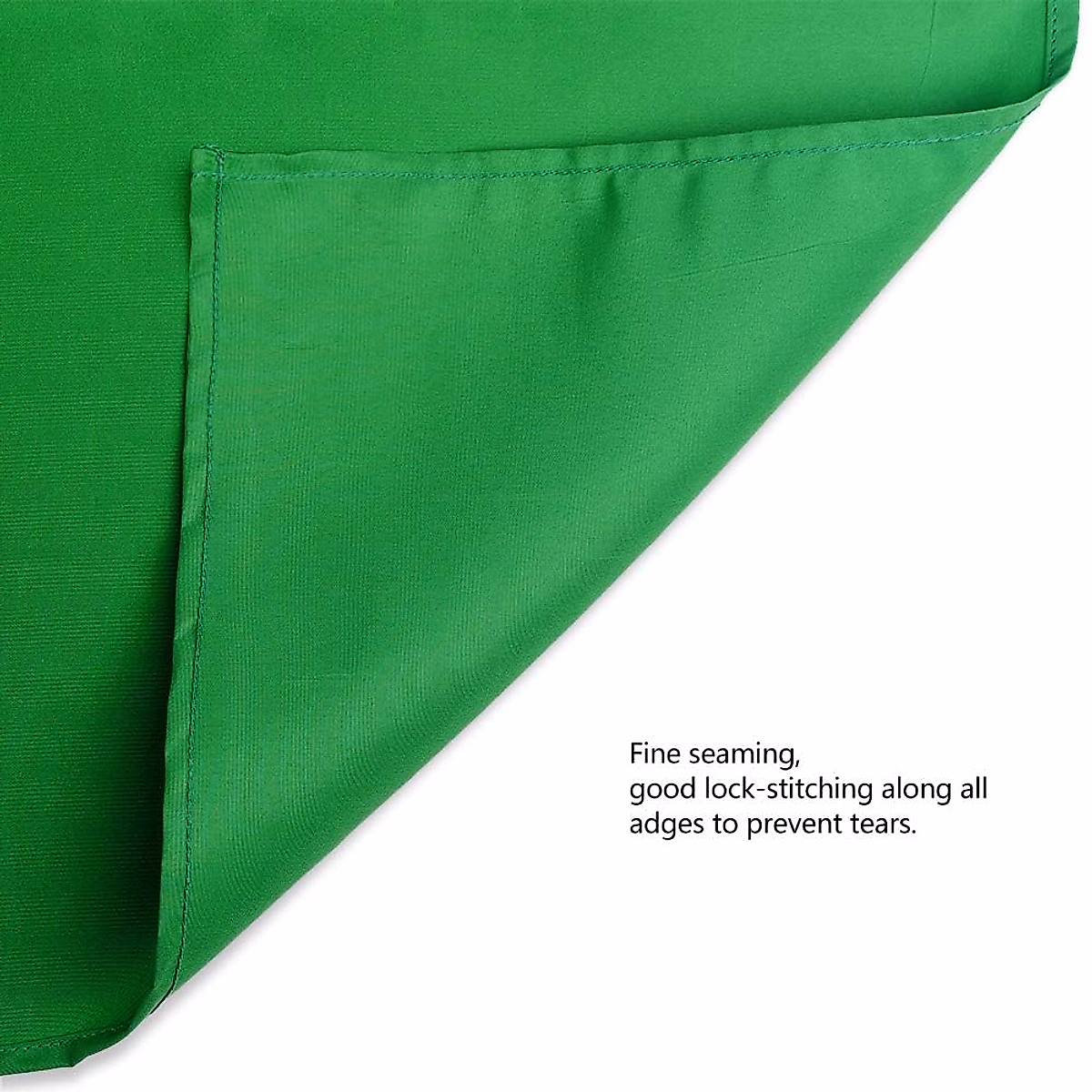 Hemmotop Green Screen Backdrop, 10 x 20 ft Chromakey Greenscreen Background,Large Seamless Green Backdrop Background Cloth,for Photography,Zoom,Live Streaming
