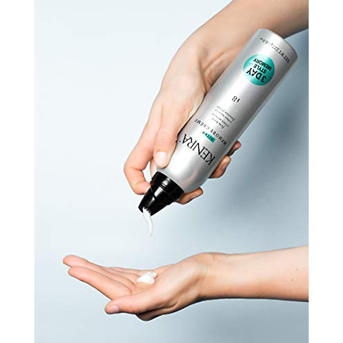 Kenra Nitro Memory Crème 18 | Firm Hold Crème Mousse | 3 Day Style Memory | 1st Nitrogen Crème Mousse | No Stick Application | All Hair Types | 8 fl. Oz