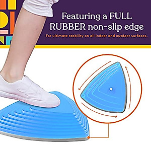 Special Supplies 15 Stepping Stones for Kids Indoor and Outdoor Balance Blocks Promote Coordination, Balance, Strength Child Safe Rubber, Non-Slip Edging