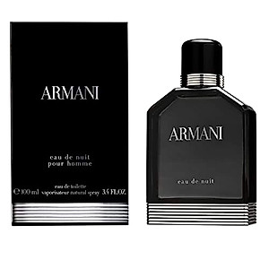 GIORGIO ARMANI Eau de Toilette Spray, Eau de Nuit, 3.4 Ounce