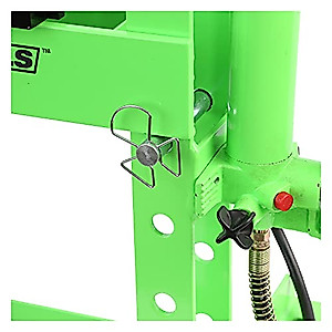 OEMTOOLS 25088 Hydraulic 10 Ton Benchtop Press with Double Speed Pump, Hydraulic Press, Small Shop Press, Wheel Bearing Press, Press Hydraulic