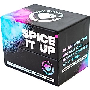 Spice IT UP by Why Don’t We. Spicy Couples Games for Adults with 150 Cards with Conversations, Spicy Dares & More - Best Date Night Games for Couples - Romantic Adult Couple Games