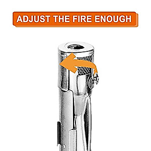 GRISUN 7628 Igniter Kit for Genesis 310 and 320 Gas Grills, 19.5 Inch 62752 Burner Tube Kit Replacement for Weber Genesis 300 Pronpane (LP) with Front Control Knob, 304 Stainless Steel Burner