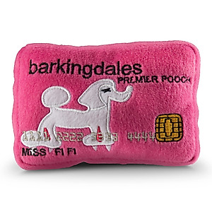 Dog Diggin Designs Credit Card Collection | Unique Squeaky Parody Plush Dog Toys – Don’t Leave Home Without It