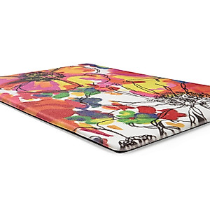 Rugshop Modern Bright Flowers Anti Fatigue Standing Mat 18" x 47" Multi