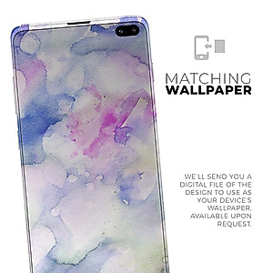 DesignSkinz Light Blue 3123 Absorbed Watercolor Texture Protective Vinyl Decal Wrap Skin Cover Compatible with The Samsung Galaxy S20 (Screen Trim & Back Glass Skin)