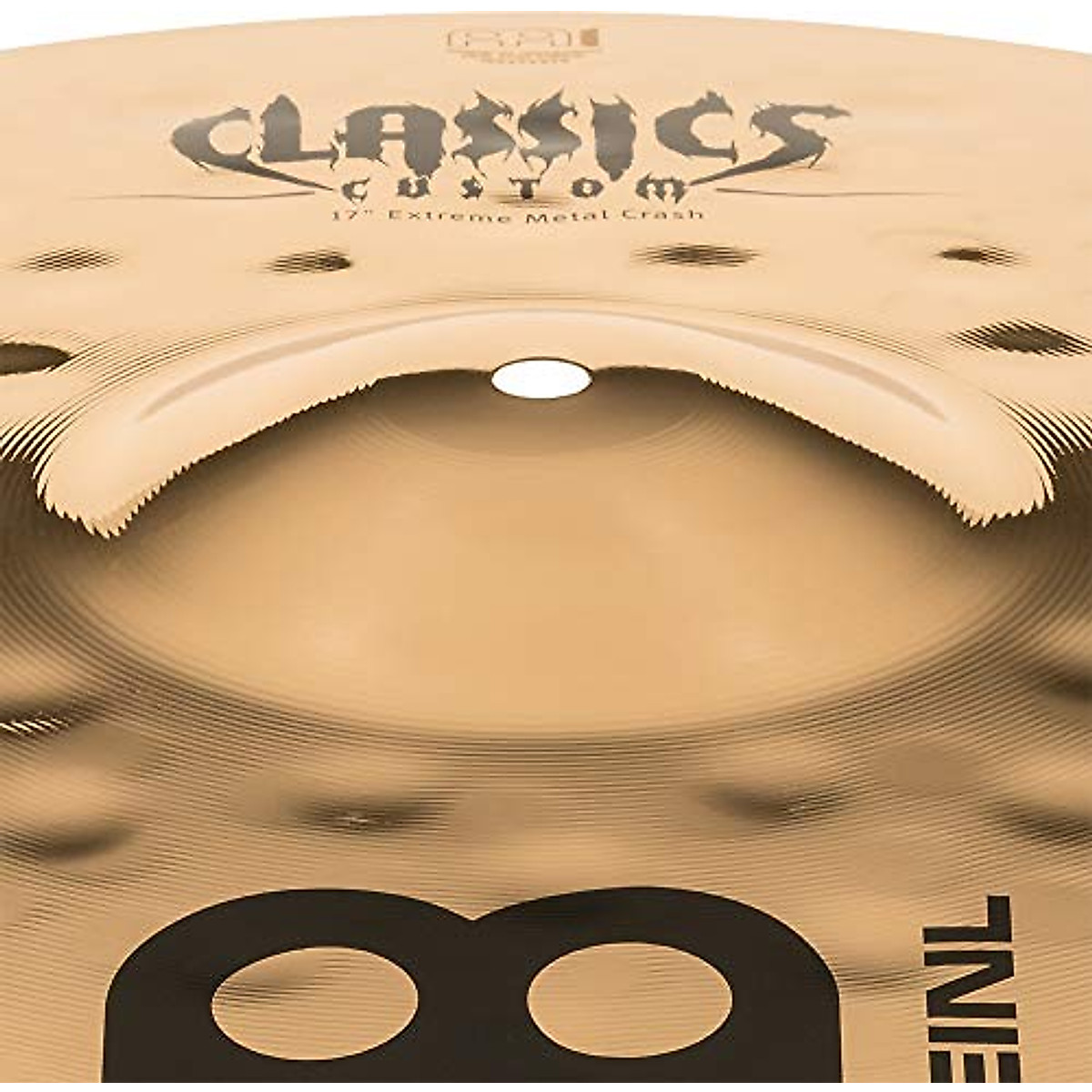 Meinl 17" Crash Cymbal - Classics Custom Extreme Metal - Made in Germany, 2-YEAR WARRANTY (CC17EMC-B)