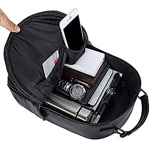 TENDYCOCO 3D Skull Shaped Backpack Gothic Rivet Shoulder Bag Realistic Skeleton Embossed Backpack