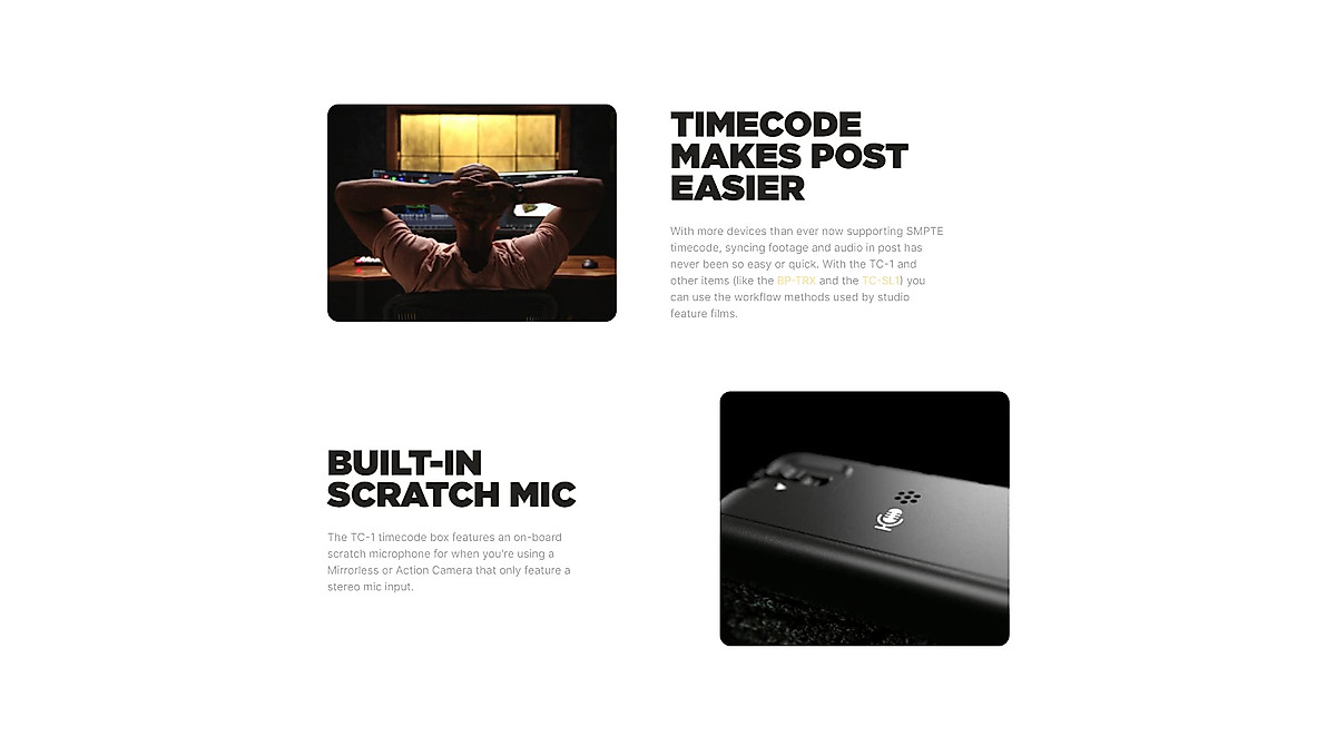 Deity TC-1 KIT Wireless Timecode Box 3 PCS,2.4G Radio,Timecode Accuracy ...