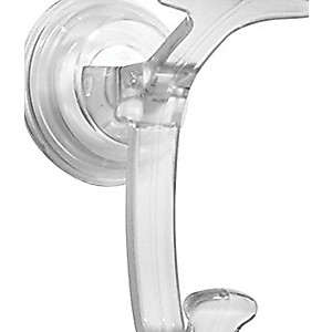 InterDesign Power Lock Suction, Spa Hook, Clear
