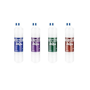 4EA Economy Replacement Water Filter Set for Cheil Aqua : CIW-5500S/CIW-5100S/CIW-S/AM-670T/CIW-2003GS/CIP-3000S/CIP-2006S - 10 microns