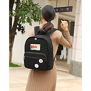 Makukke Travel Backpack for Women Girls, School Bag with 15-Inch Laptop Sleeve Casual Daypack for Travel, Work and School (Brown)