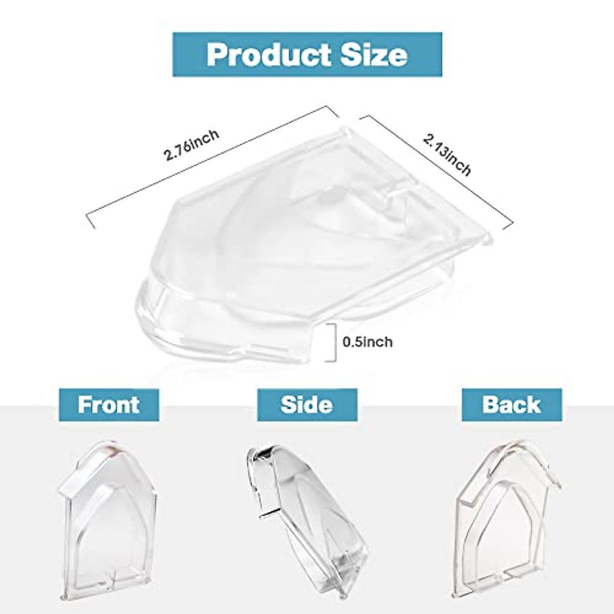 Nin-ja Blender Lid Flap Pour Nin-ja Blender Lid Spout Cover Accessories for Nin-ja Blender Replacement parts for Ninja Blender 72 oz Pitcher Fits NJ600 BL700 and BL500-BL781