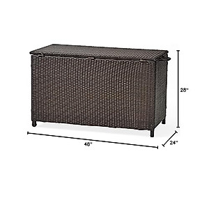 Christopher Knight Home CKH Small Wicker Cushion Box, Multibrown