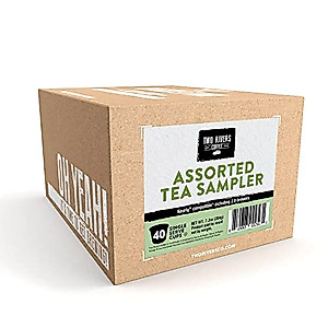Two Rivers Assorted Tea Sampler Variety Pack for Keurig K-Cup Brewers, 40 Count