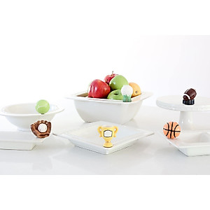 nora fleming Game, Set, Match (Tennis Ball) A72 - Hand-Painted Ceramic Unique Décor - Summer Minis for the Home and Office