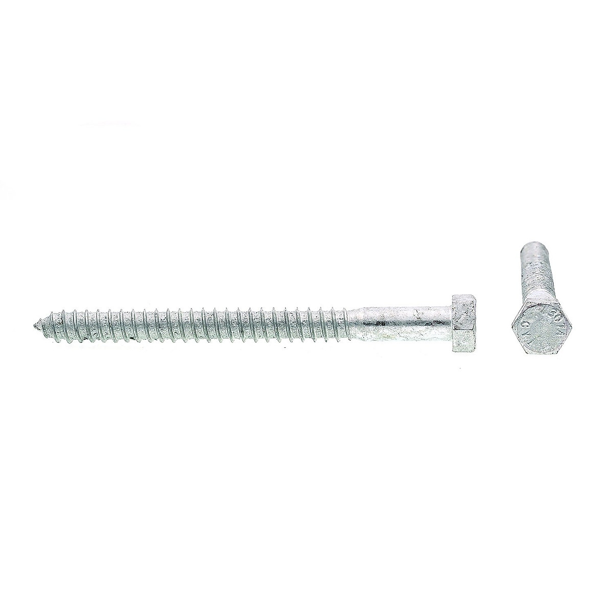Prime-Line 9057168 Hex Lag Screws, 1/2 In. X 6 In., A307 Grade A Hot Dip Galvanized Steel (15 Pack)
