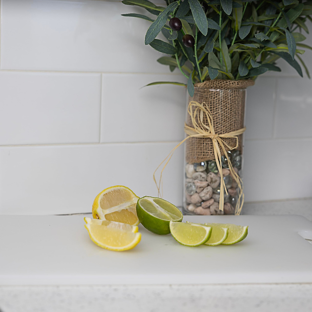 Fox Run Cutting Board, 11 x 16.75 x 0.5 inches, White