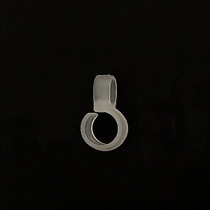 20pcs Windproof Hook Round Hanging Hook Hanger Clothes Buckle Hook Non-Slip Clothes Hanger Buckle Clips(White)