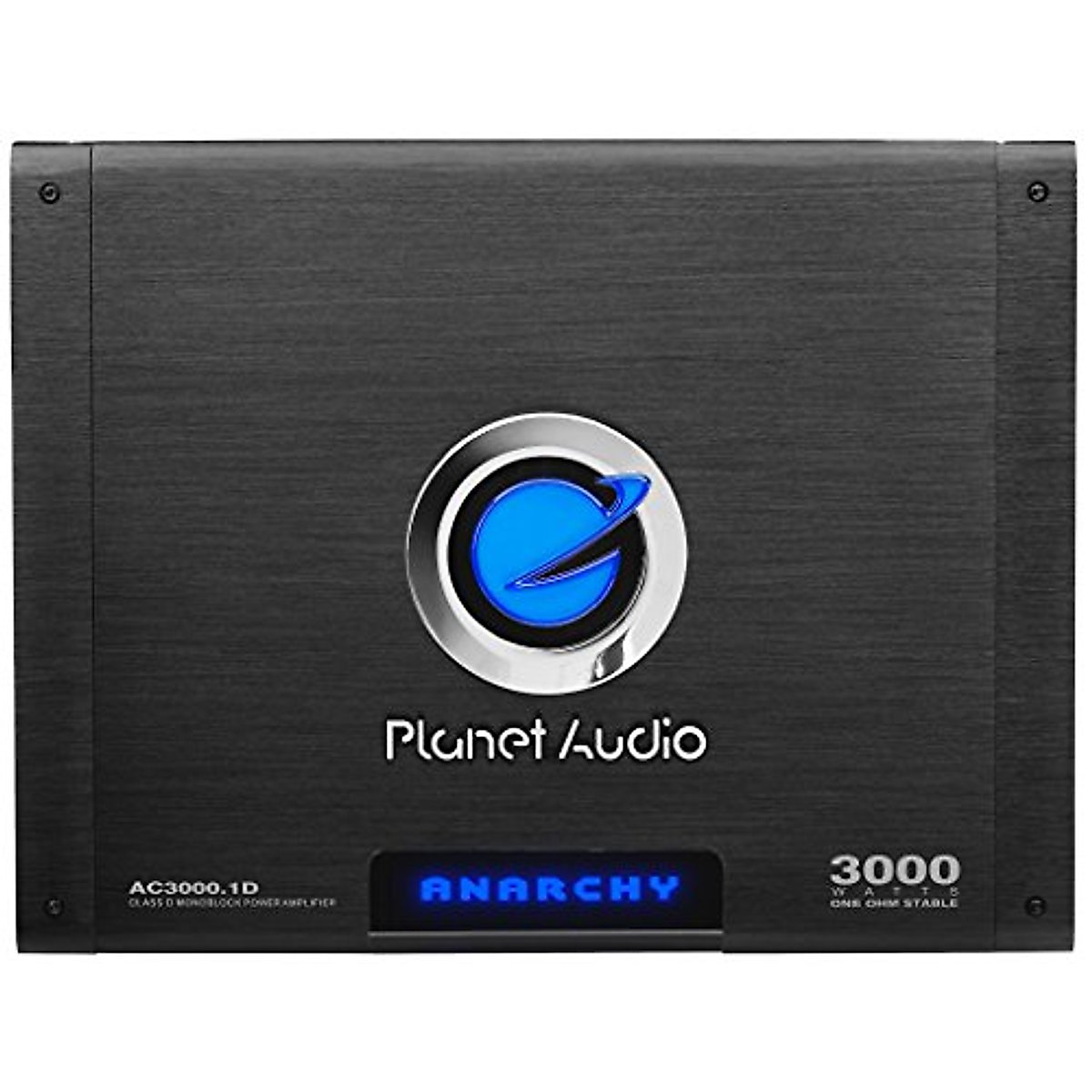 Planet Audio AC3000.1D Anarchy Series Car Audio Amplifier - 3000 High Output, Class D, Monoblock, 1 Ohm, Low Level Inputs, Low Pass Crossover, Mosfet Power Supply, Hook Up To Stereo and Subwoofer