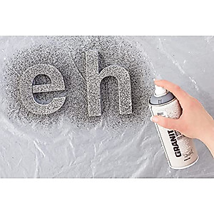 Montana Cans GRANIT EFFECT Spray Paint, 400ml, Light Grey, 13.5 Fl Oz (Pack of 1)