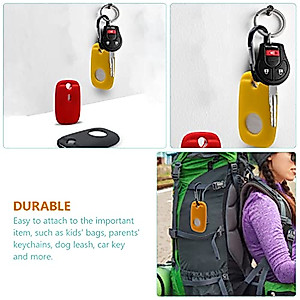 Locator Skin Protector Case 4pcs Compatible for Tile Pro 2022 Anti- Lost Loop with Keychain Ring Holder Tracker Finder Locator Anti- Lost Protector Holder
