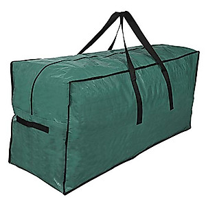 Primode Christmas Tree Storage Bag | Fits Up to 9 Ft. Tall Disassembled Tree I 65"x15"x30" Holiday Tree Storage Case | Protective Zippered Artificial Xmas Tree Bag (9ft, Green)