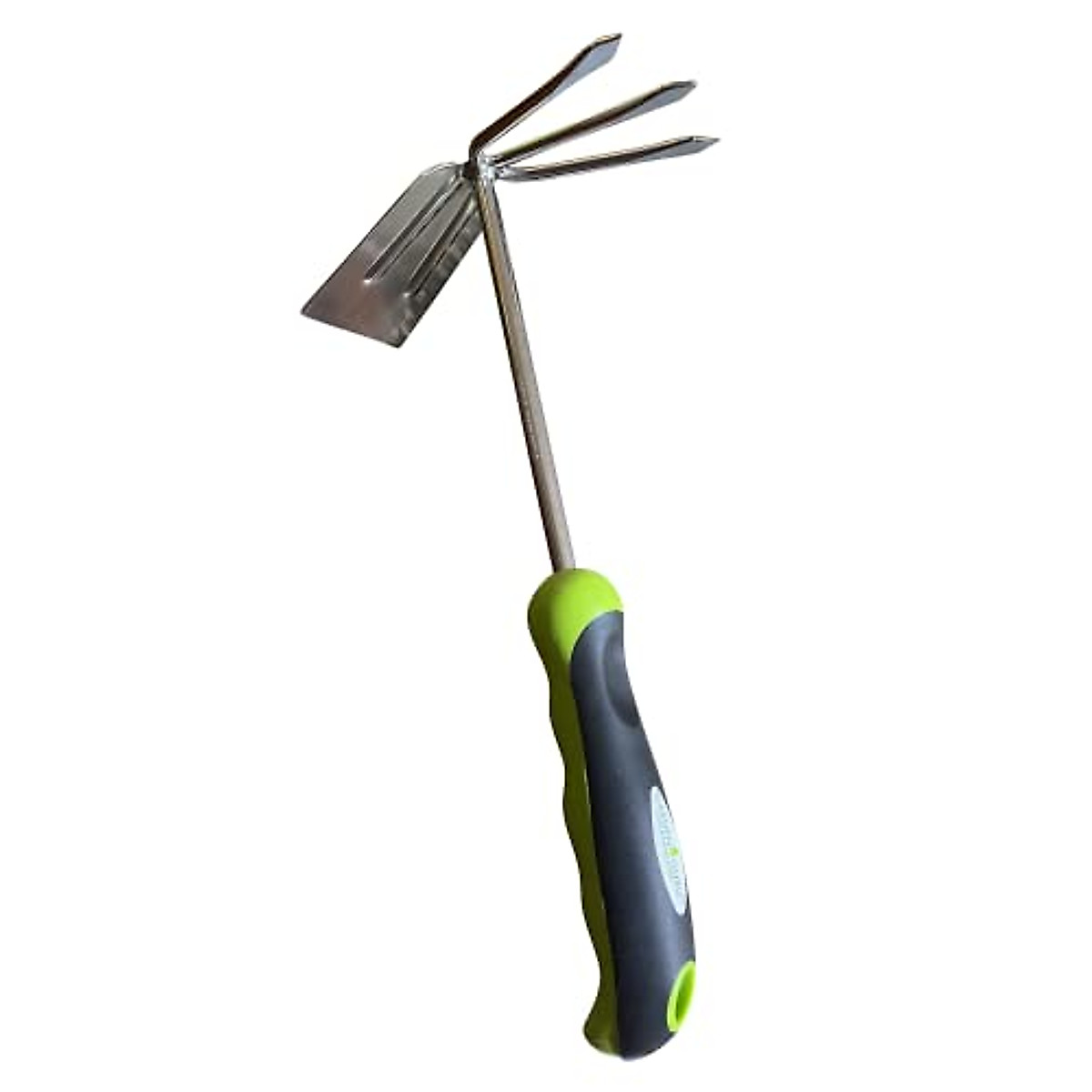 Garden Guru Hand Cultivator Rake Hoe Tiller Tool - Stainless Steel for Ultimate Strength - Rust Resistant - Ergonomic Handle - Great for Gardening Cultivating Loosening Weeding