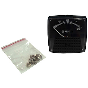 Miller 279691 Meter, Amp Dc 50Mv 0-400 Scale 2.5 In Black Face