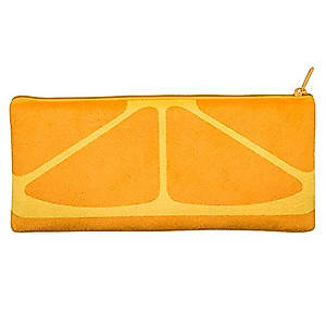 Scentco Cutie Fruities Pencil Pouch - School, Office, Travel Storage Case - Orange Scented