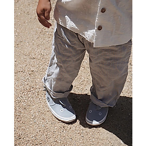 Robeez Baby Boy Anti-Slip Soft Sole Crib Shoes - Infant/Toddler - Blue Pattern - 0-6 Months