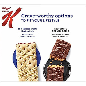 Special K Pastry Crisps, Breakfast Bars, 100 Calorie Snacks, Strawberry (8 Boxes, 96 Crisps)