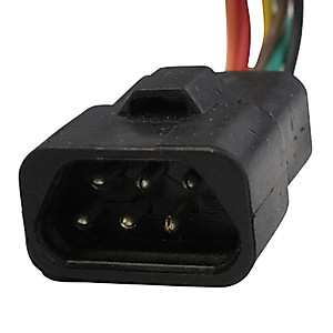 TRQ Mirror Power Heated Textured LH Left Driver Side for 1996-2017 Freightliner Columbia