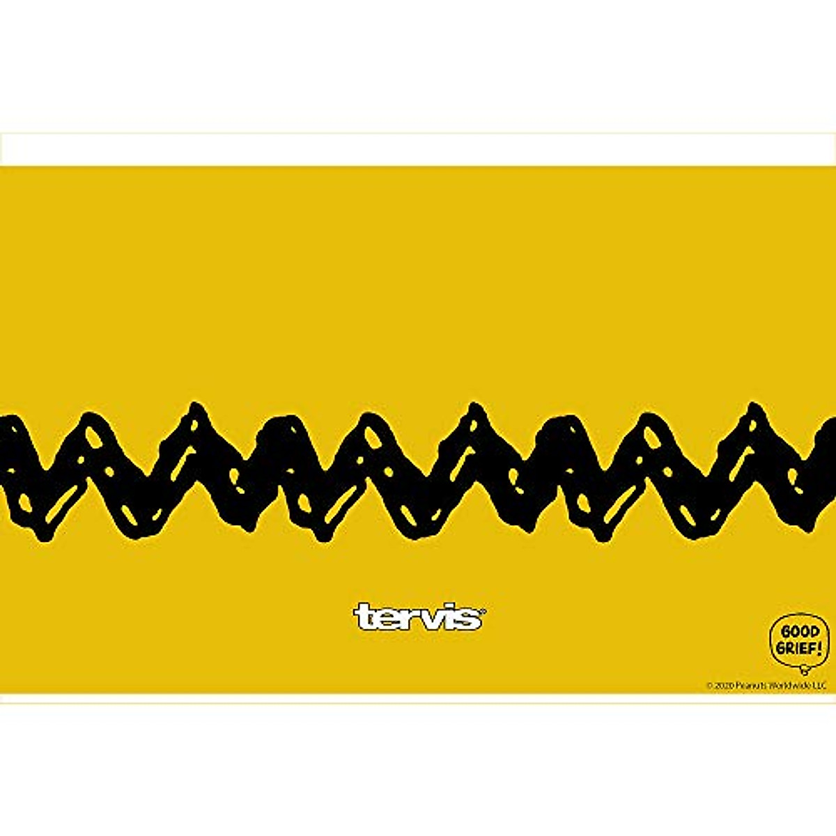 Tervis Peanuts-Charlie Stripe Triple Walled Insulated Tumbler, 20 oz, Stainless Steel