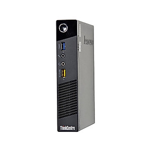 Lenovo ThinkCentre M73 Tiny Desktop, Intel Core i5-4570T, 4GB RAM, 500GB HDD, Windows 10 Pro, Includes Wired Keyboard & Mouse, M73T-4-500-W10P (Renewed)