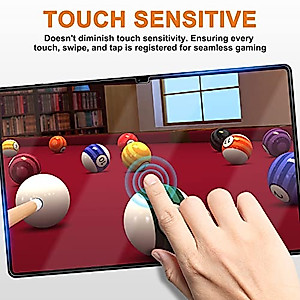 AACL [2 Pack] Tempered Glass for Samsung Galaxy Tab S9 Ultra/Tab S8 Ultra Screen Protector(14.6 Inch), [Bubble-Free][Anti-Scratch][Case-Friendly]