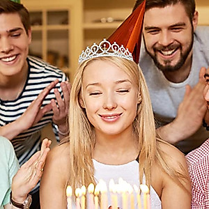 AOPRIE Birthday Crown for Women Birthday Queen Sash Silver Black Birthday Tiara for Women Princess Crown Rhinestone Happy Birthday Accessories Party Favor