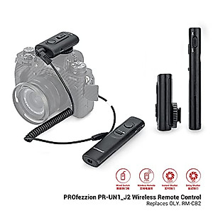 PROfezzion [164'] Wireless Shutter Release Remote Control for Olympus OM-1 OM-5 OM-D E-M1 E-M5 Mark III Mark II E-M1X Camera, Radio Control Shutter Release with AAA Battery