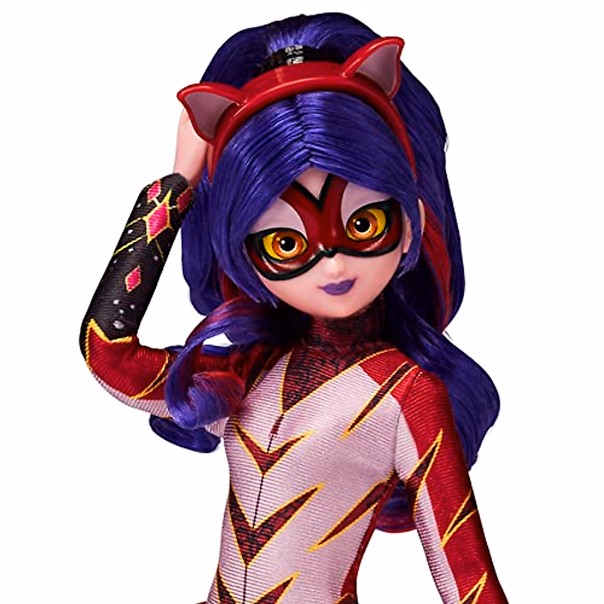 Miraculous Ladybug and Cat Noir Toys Fashion Doll | Articulated 26cm Doll with Accessories Kwami | Purple Tigress Figurine | Bandai Dolls