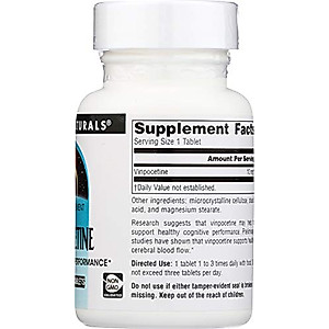 SOURCE NATURALS 10Mg 120 Tb Vinpocetine, 120 CT