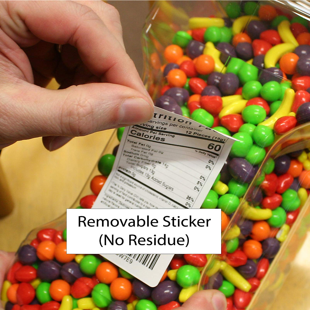 Skittles 1.75LB - Skittles Chewy Candies in a 32 FL OZ Gift Ready Reusable Square Jar