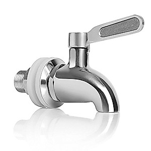 ProMaker Stainless Steel Beverage Dispenser Replacement Faucet Tap Spigot for Homebrew Barrel Fermenter Wine Beer Beverage Juice Dispenser Spigot (Beverage Dispenser)