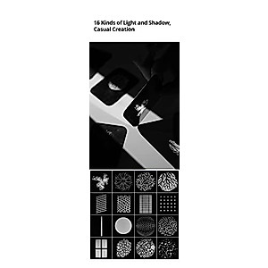 AMBITFUL AL-16 PRO Bowens Mount Split Focalize Conical Snoot Optical Condenser Art Special Effects Shaped Beam Light Cylinder with for Nikon AI Lens Adapter