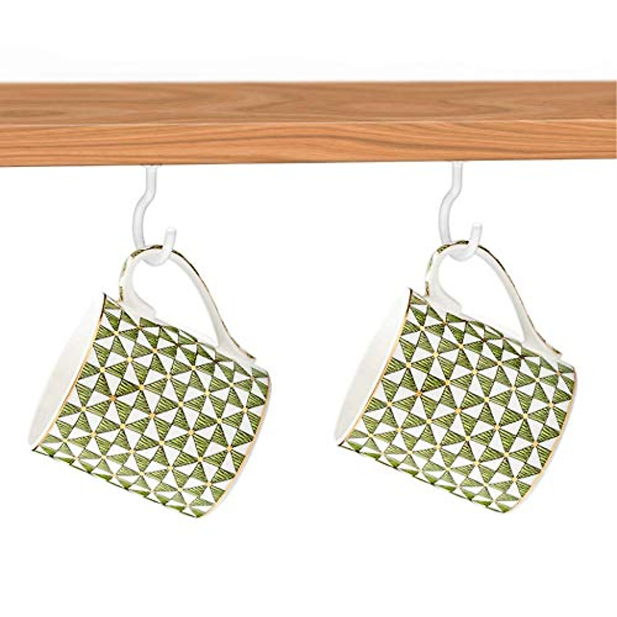 Vikiciy Ceiling Hooks Cup Screw Hooks for Hanging