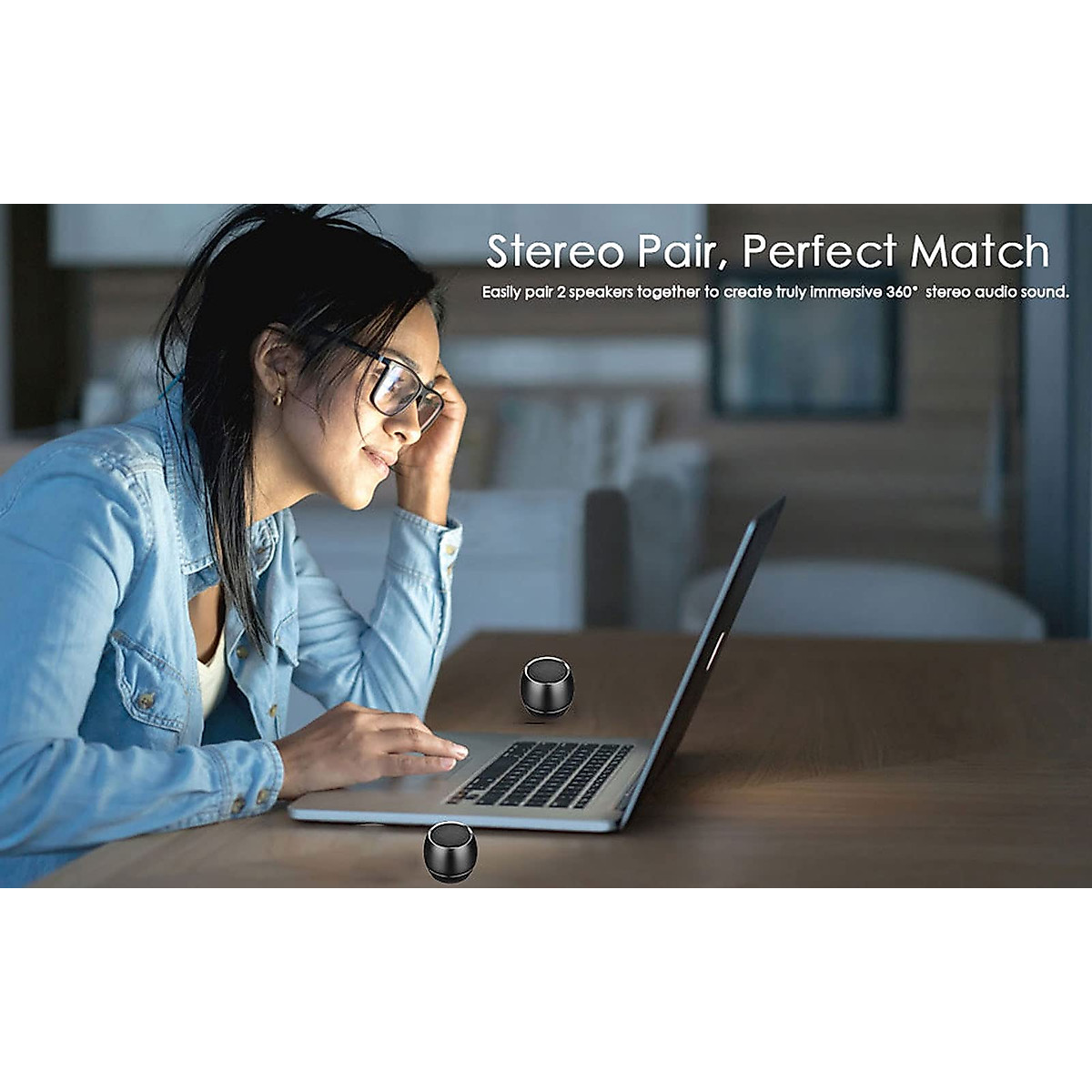Aresrora Portable Bluetooth Speakers,Outdoors Wireless Mini Bluetooth Speaker with Built-in-Mic,Handsfree Call,TF Card,HD Sound and Bass for iPhone Ipad Android Smartphone and More (Rose Gold)