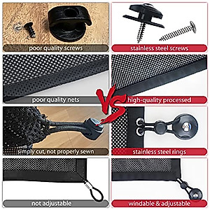 OASHISU 26 Inch Polyester Under Desk Cable Manager Stretch Mesh Net Cord Organizer Elastic Cable Raceway Tray Management for Cords Power Strip with Cord Protector Cable Clips Cable Ties