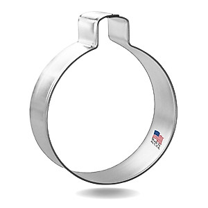 Foose Ornament Bobber Cookie Cutter 3 Inch –Tin Plated Steel Cookie Cutters – Ornament Bobber Cookie Mold
