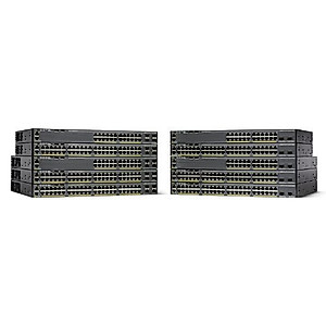 Cisco WS-C2960X-48FPS-L 48 Port PoE+ 2960X Gigabit Switch (Renewed)