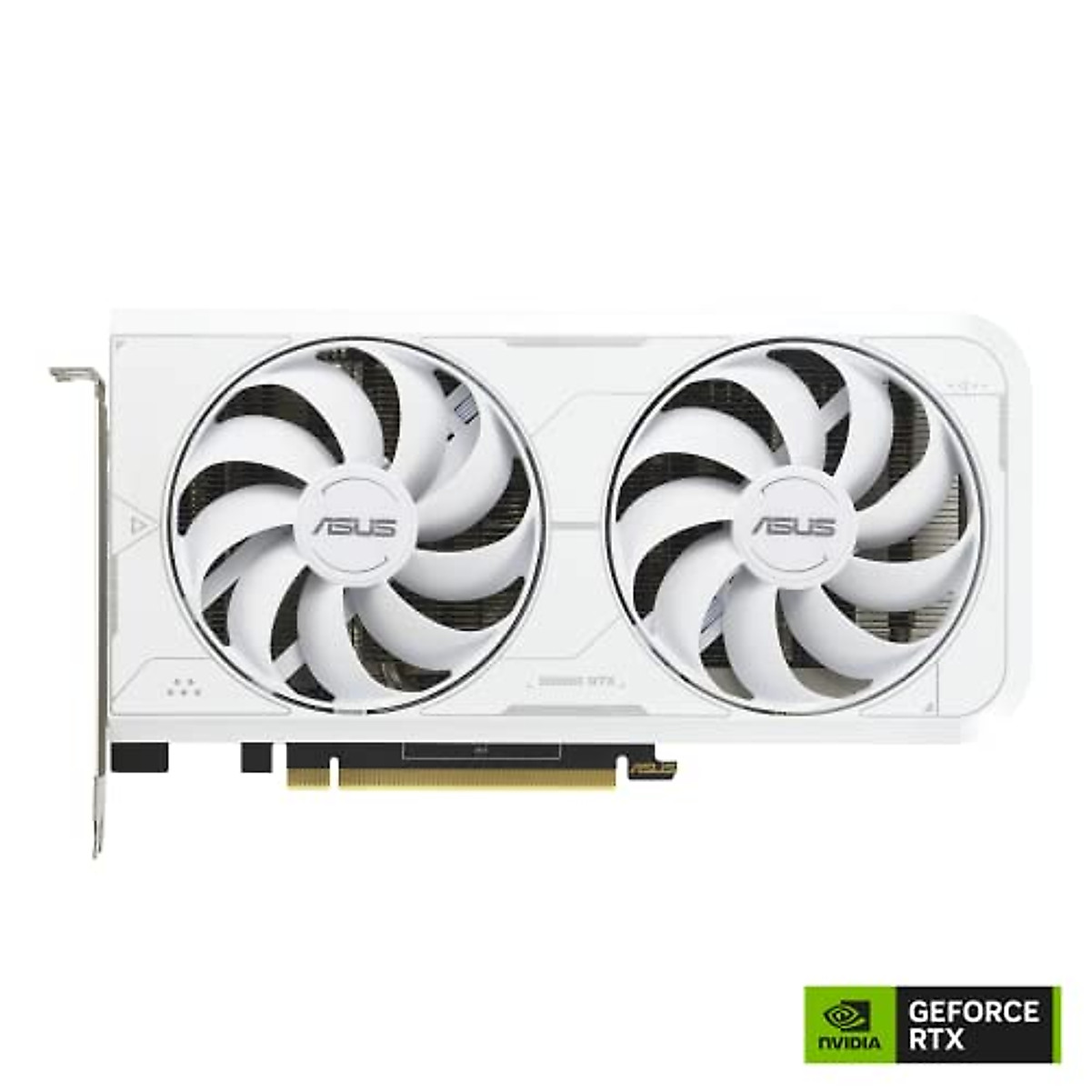 ASUS Dual NVIDIA GeForce RTX 3060 Ti White OC Edition Graphics Card (PCIe 4.0, 8GB GDDR6X Memory, HDMI 2.1, DisplayPort 1.4a, 2-Slot Design, Axial-tech Fan Design, 0dB Technology, and More)